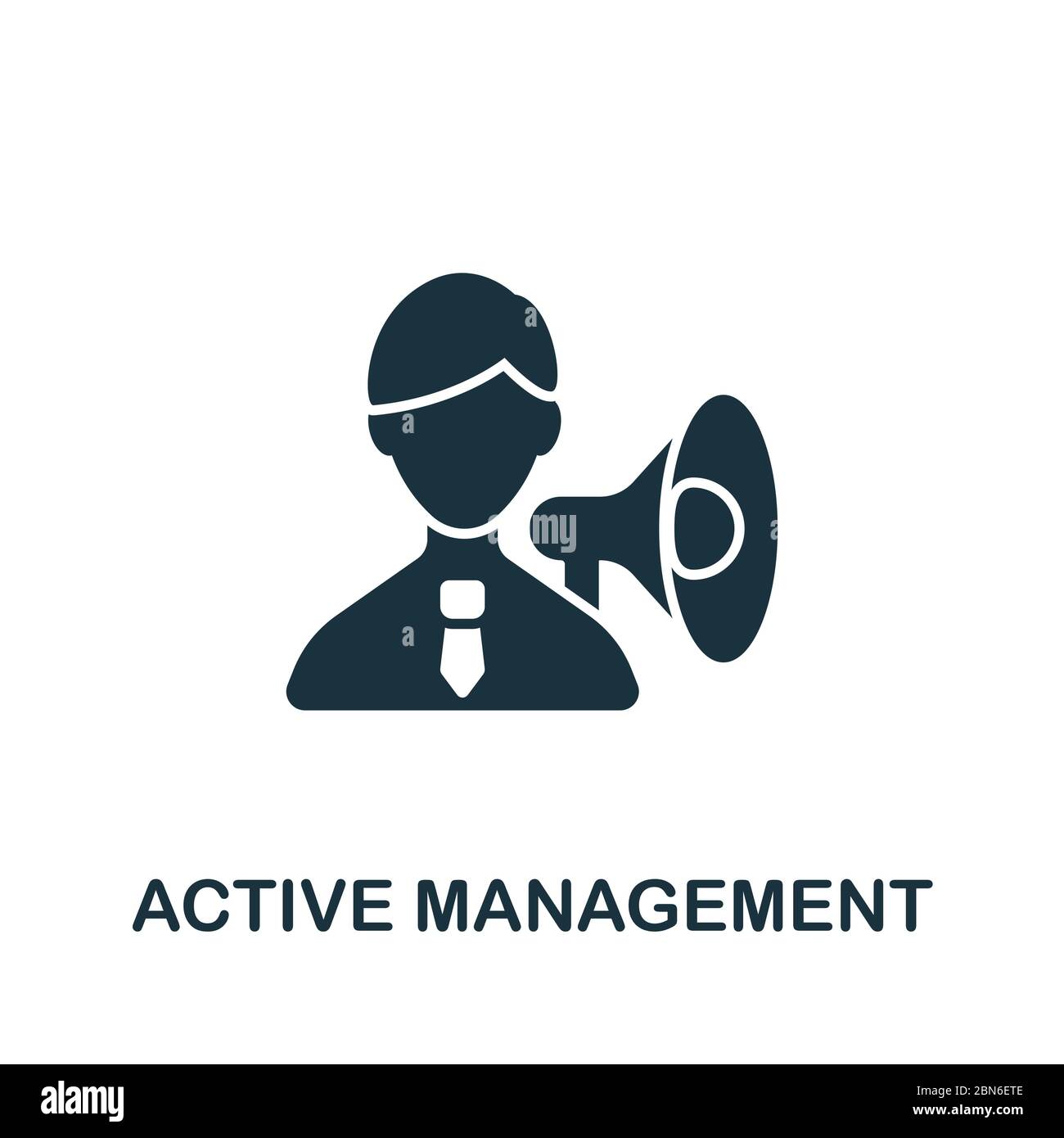 Active Management icon from investment collection. Simple line Active ...