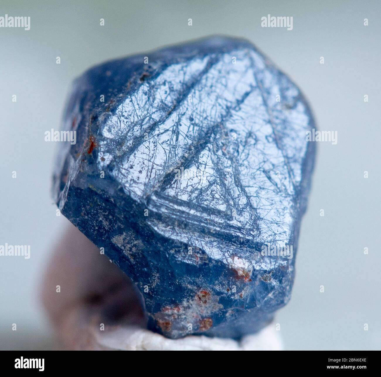 sapphire mineral specimen quartz gem stone rock geology Stock Photo - Alamy