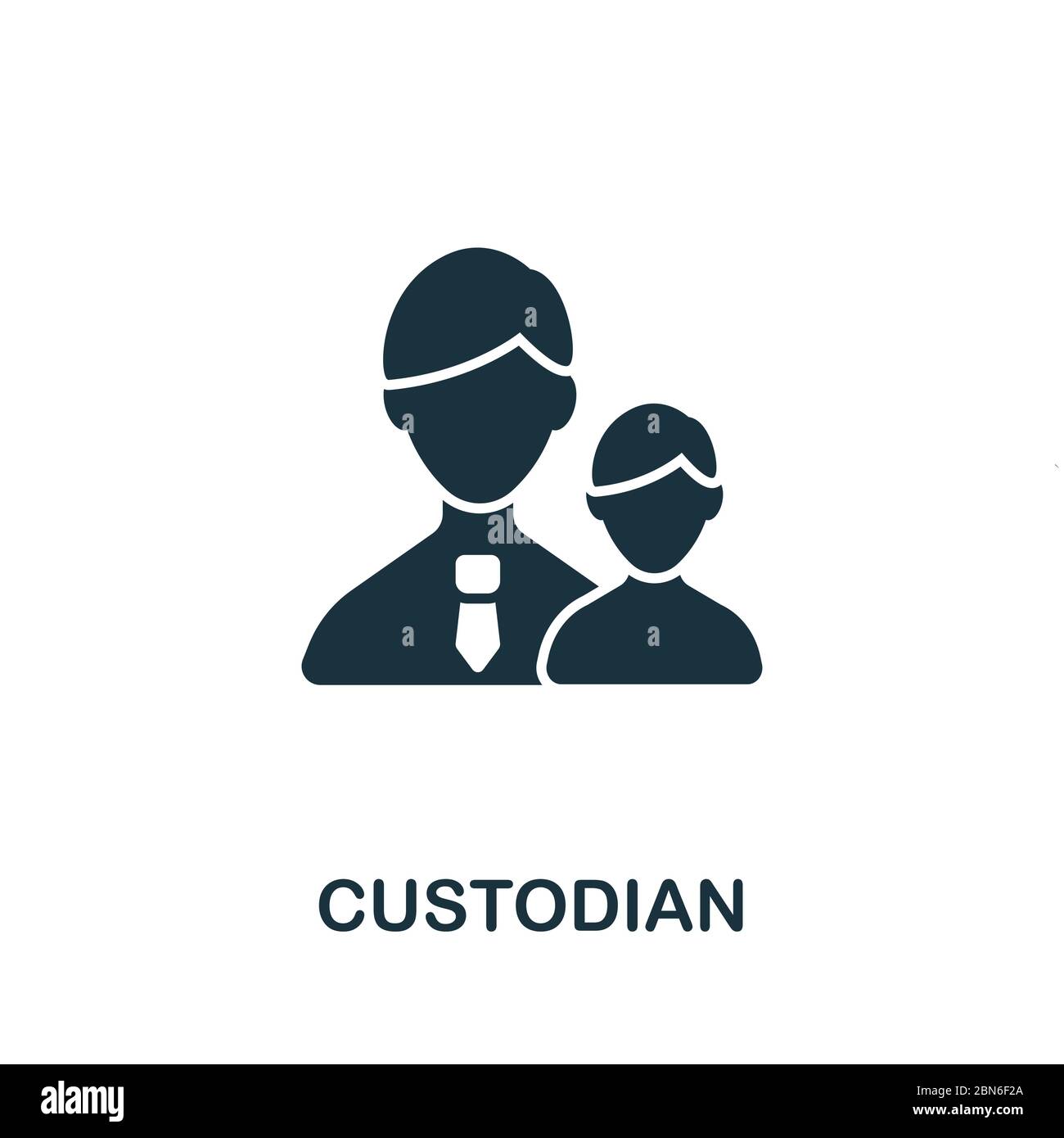 Custodian icon from investment collection. Simple line Custodian icon ...
