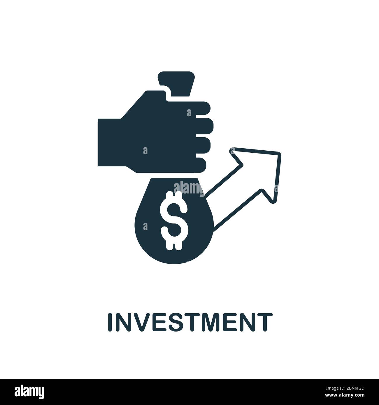 Investment icon. Simple line element Investment symbol for templates ...