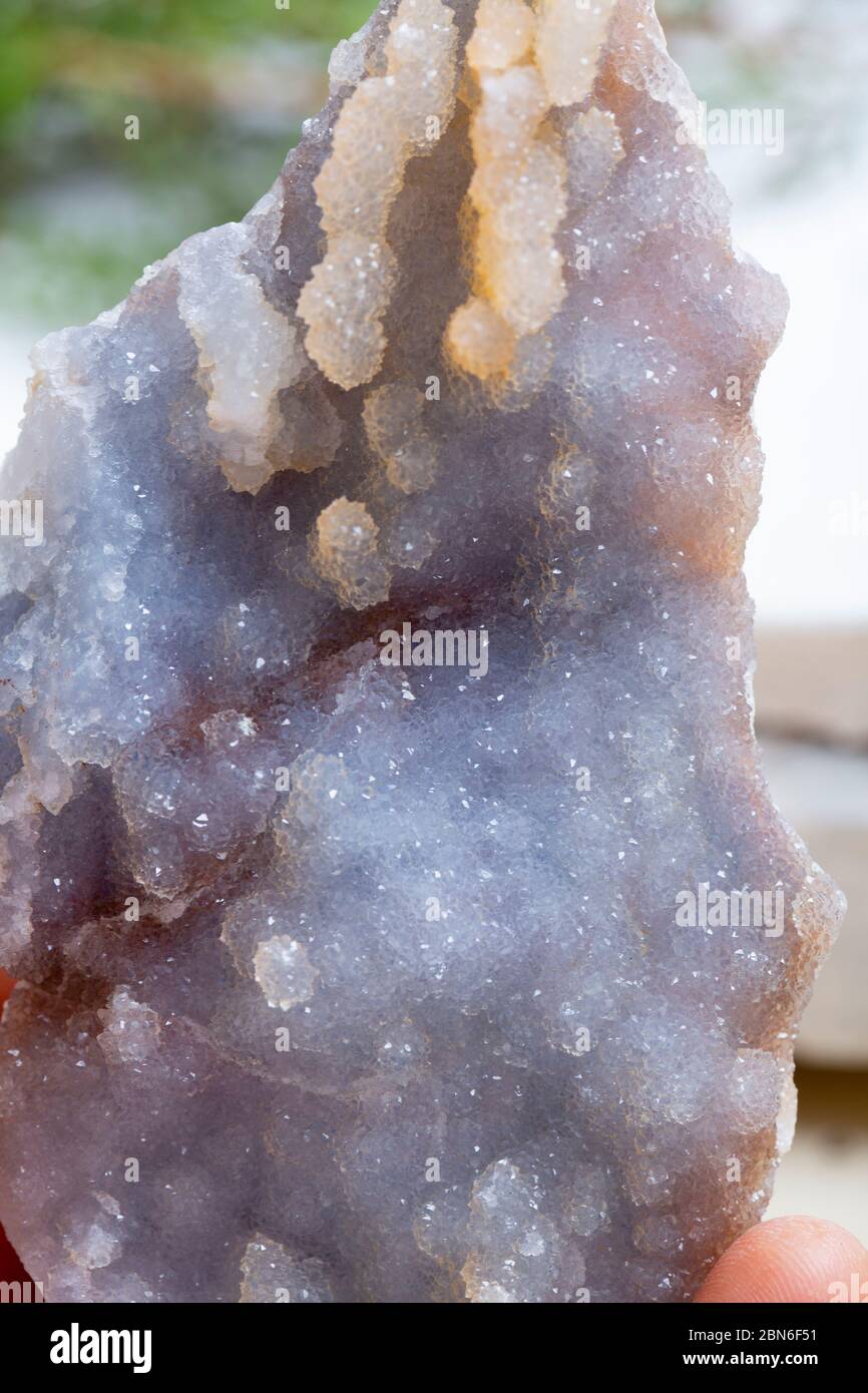 mineral specimen quartz gem stone rock geology Stock Photo - Alamy