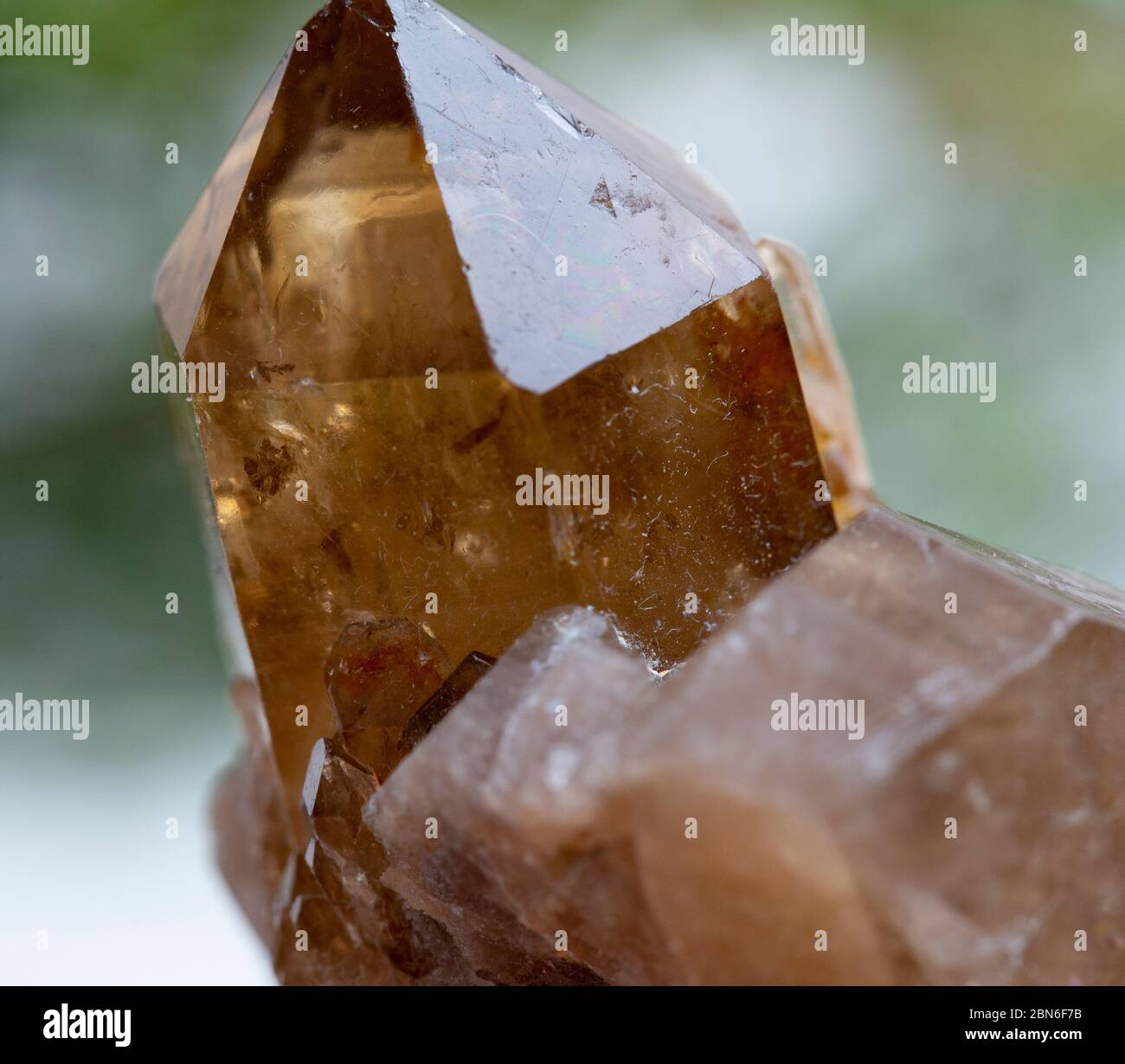 mineral specimen quartz gem stone rock geology Stock Photo - Alamy