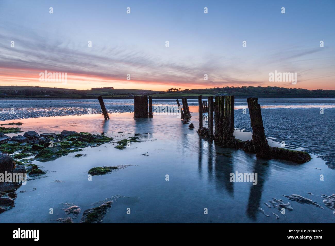 Habour View, Cork, Ireland. 13th May, 2020.Dawn over the picturesque ...