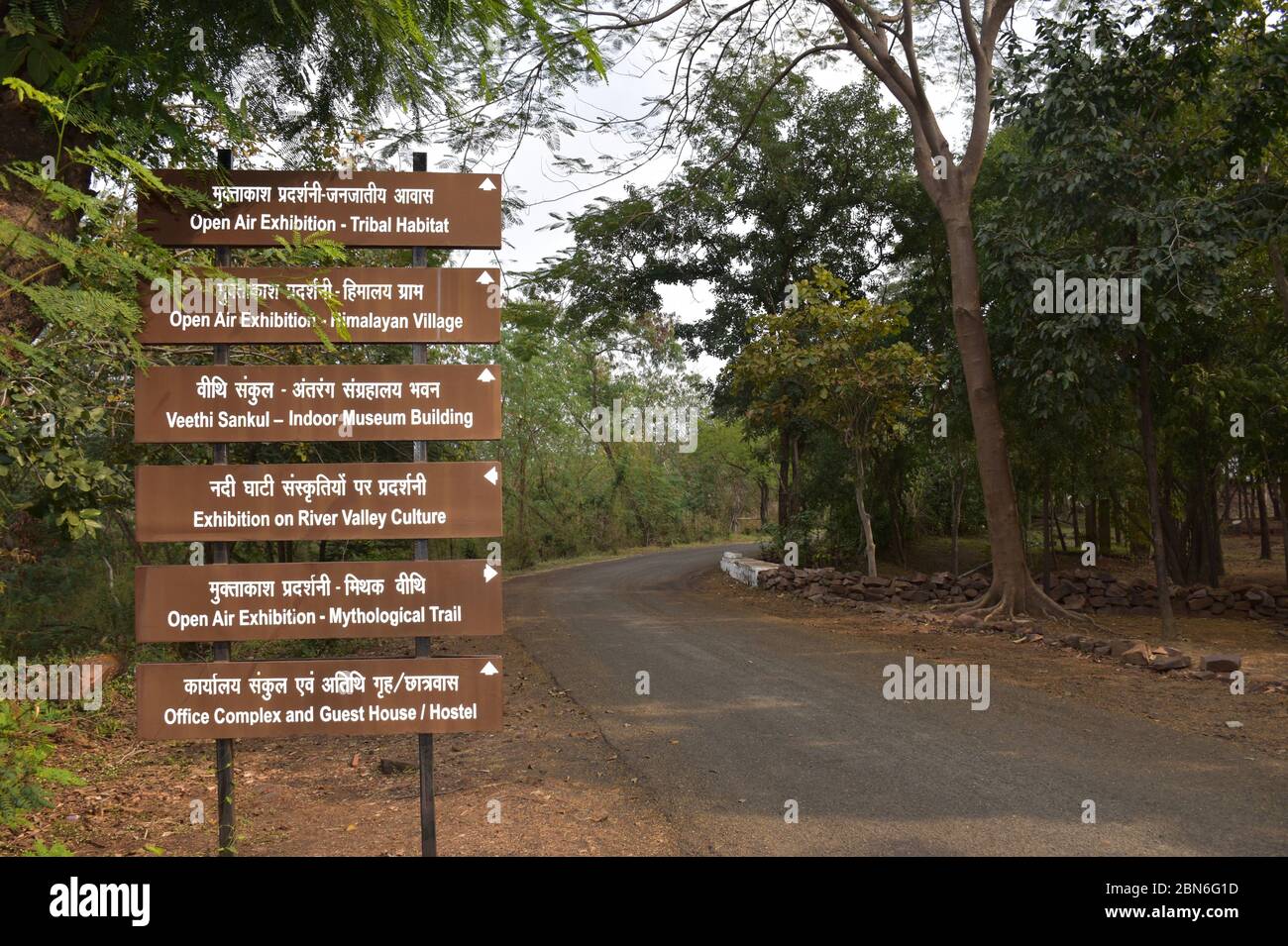 Bhopal, Madhya Pradesh/India : January 15, 2020 - Sign Board of Routes ...