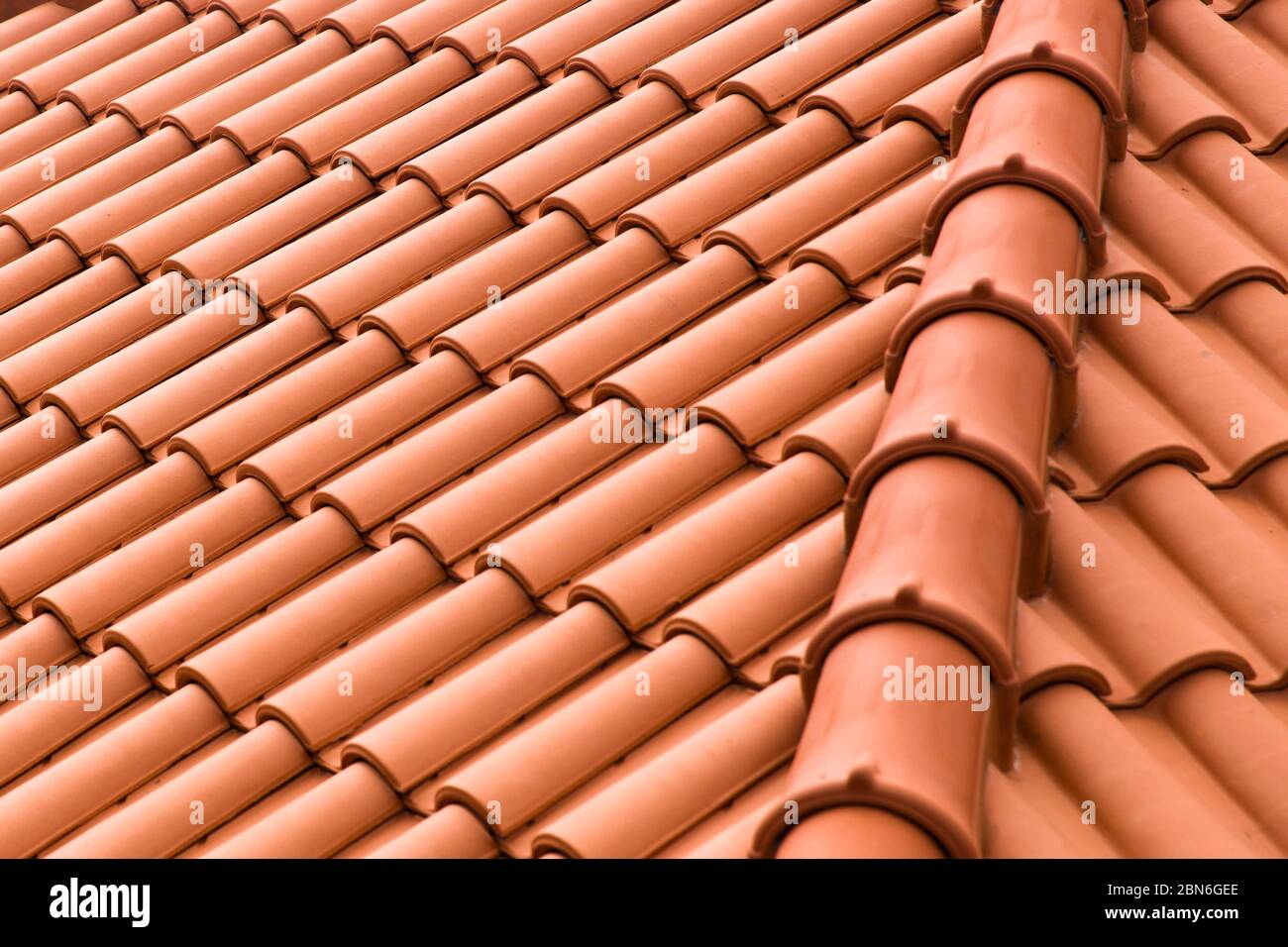 Rounded roof tiles hi-res stock photography and images - Alamy