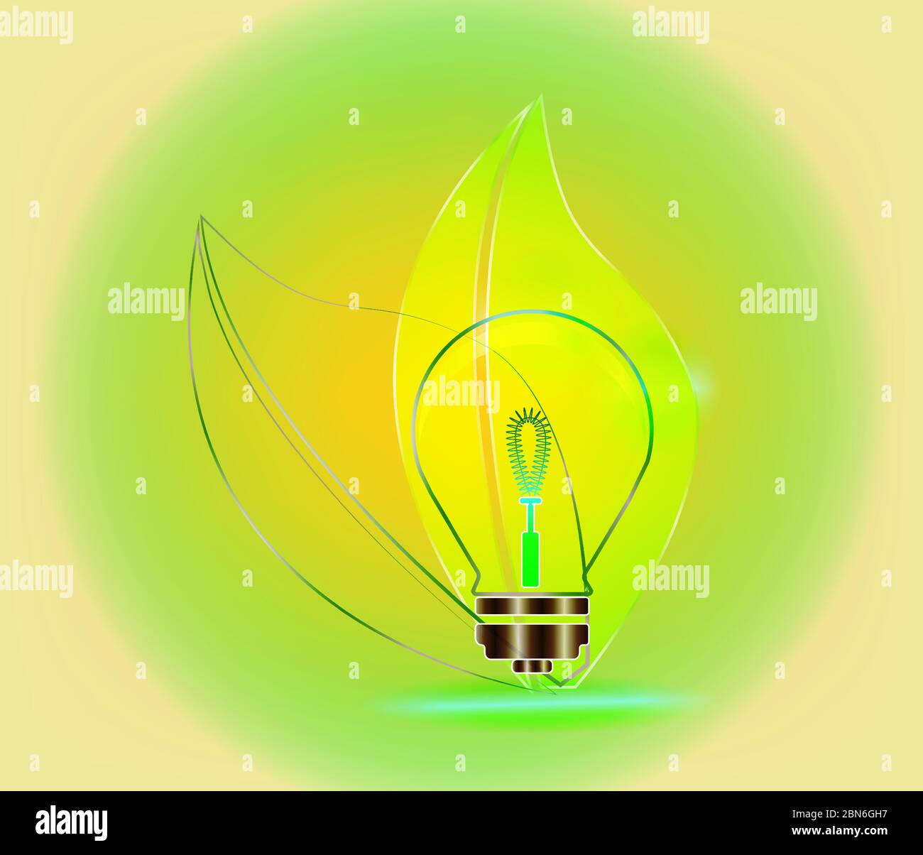 Green energy power symbol concept Stock Vector Image & Art - Alamy