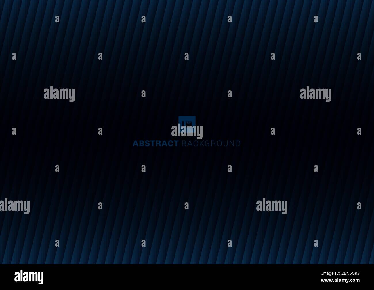 Abstract blue diagonal stripes lines pattern on dark background with ...