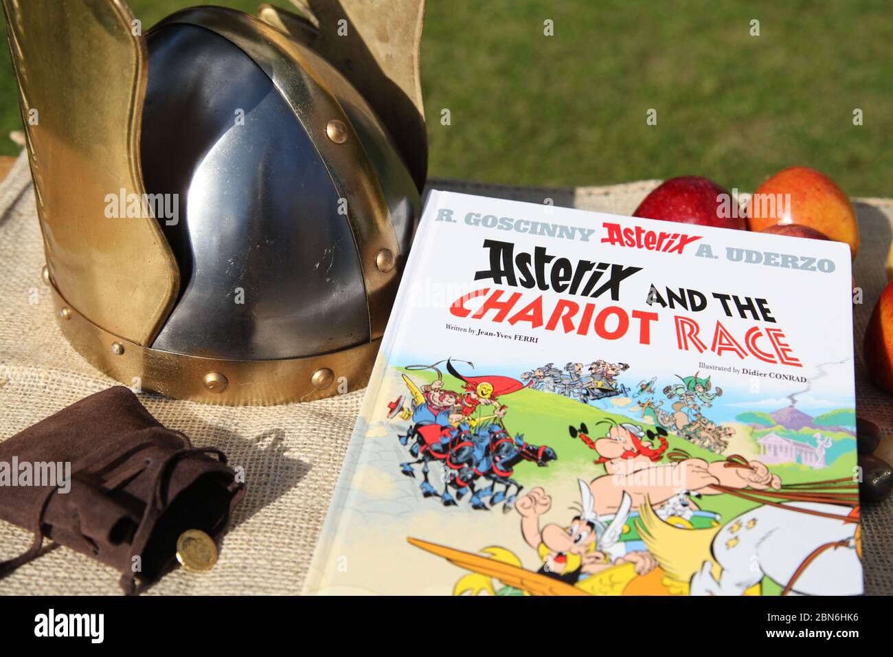 Asterix and the Chariot Race by Jean-Yves Ferri, Illustrated by Didier CONRAD, book cover ...