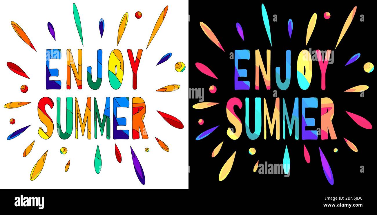 Set posters cute cartoon Stock Vector Images - Alamy