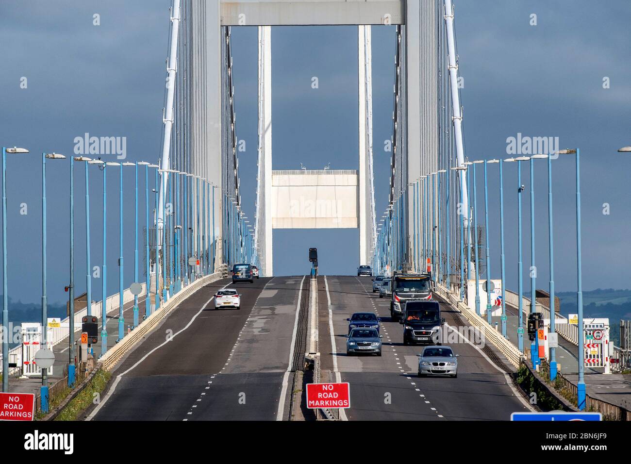 13.05.20. Coronavirus Pandemic. Traffic on the M48 motorway across the ...