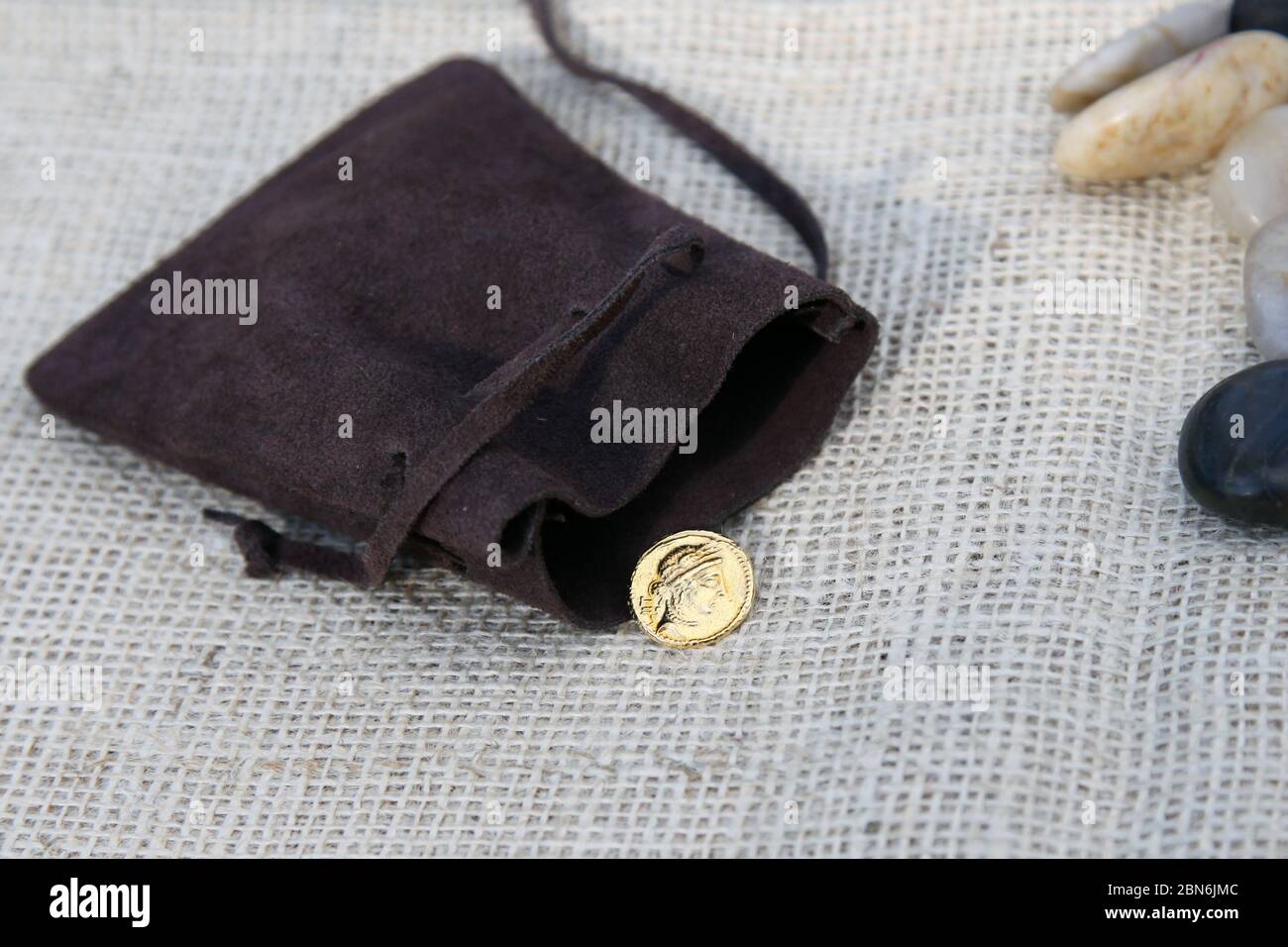 Ancient roman money bag hi-res stock photography and images - Alamy