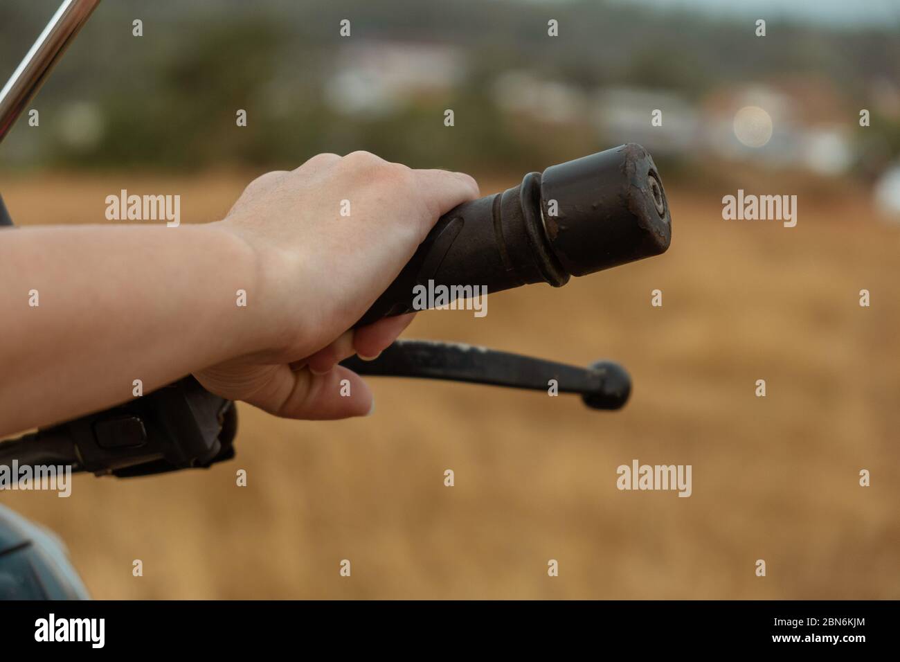Motorcycle perspective hi-res stock photography and images - Alamy