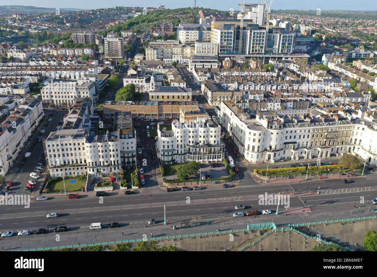 Brighton seafront as seen from above madiera drive Stock Photo - Alamy