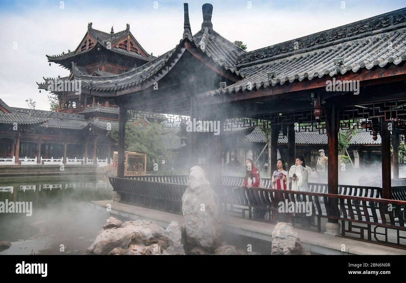 Hanzhong, China's Shaanxi Province. 13th May, 2020. Tourists in ...