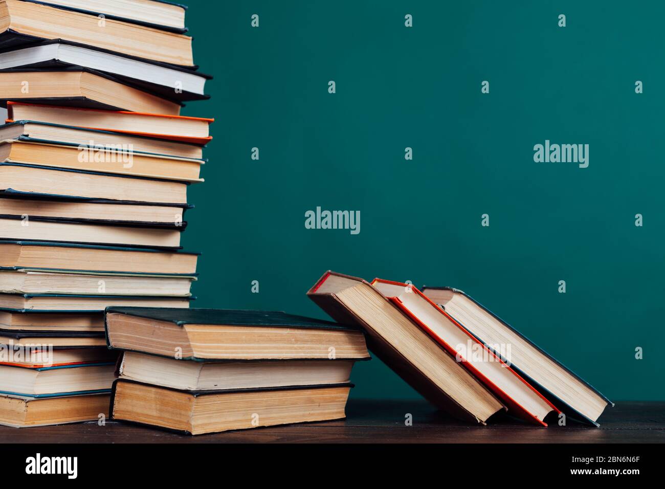Student stacks books preparing hi-res stock photography and images - Alamy