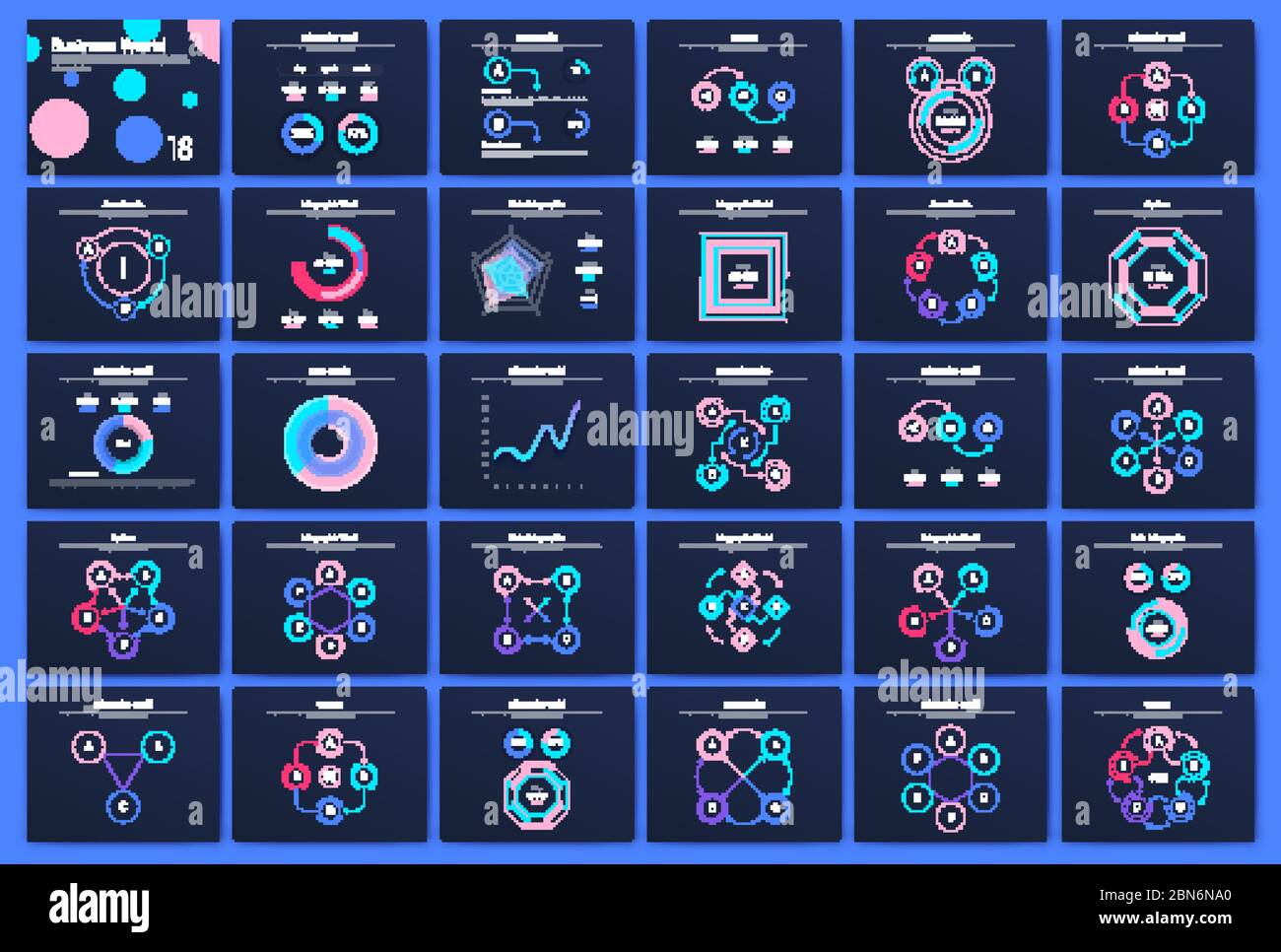 Big set of infographics elements. EPS10. Infographic for brochure, web ...