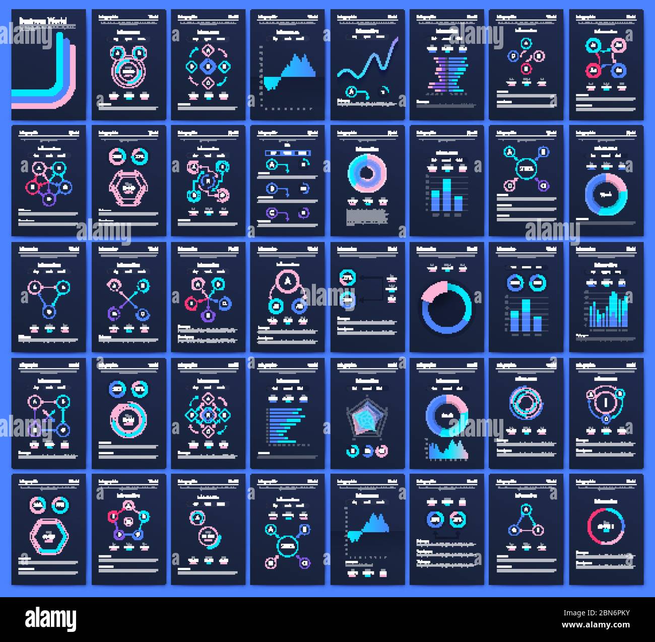 Modern infographic vector elements for business brochures. Use in ...