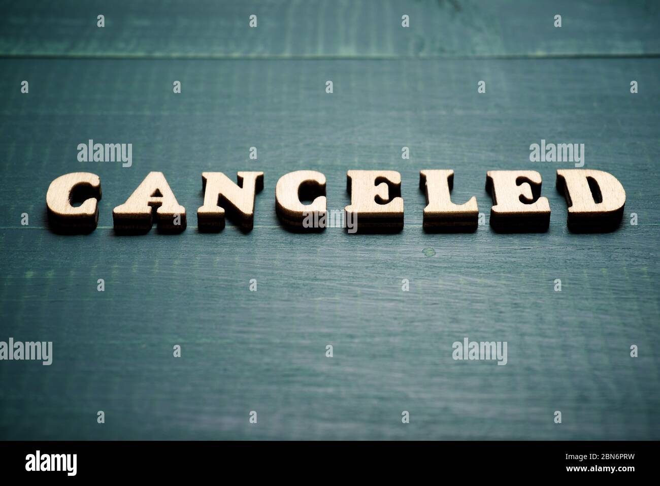 Canceled word hi-res stock photography and images - Alamy