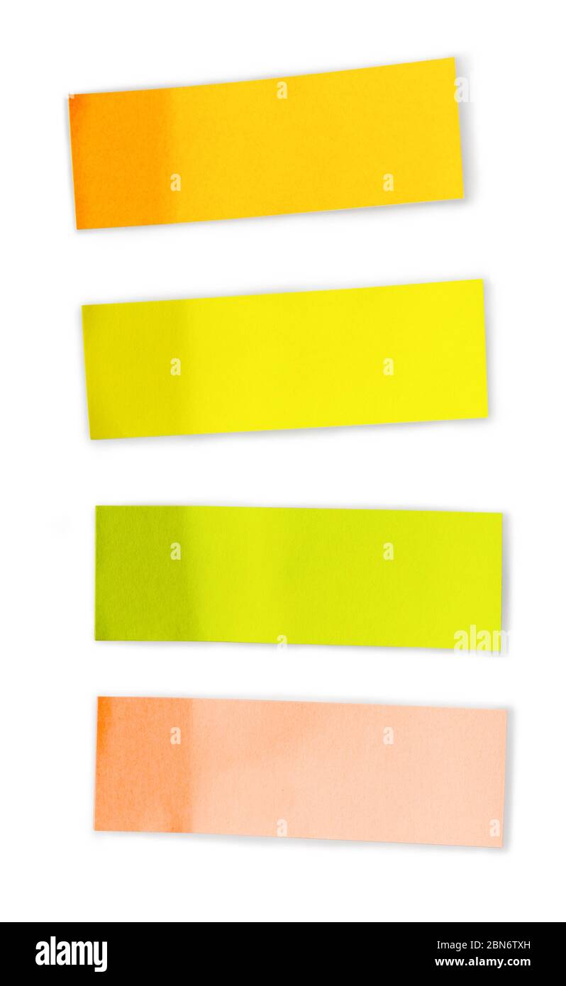 paper sticker stickers isolated on white background with clipping path ...