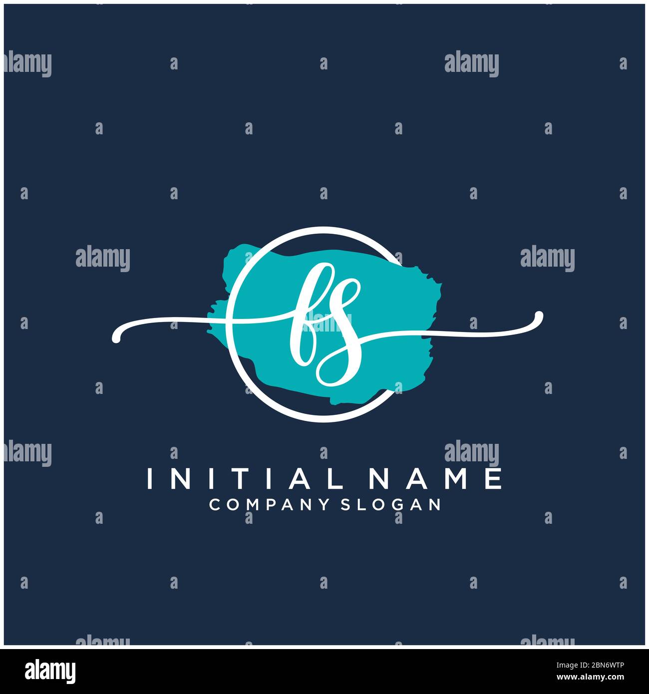 Fs initials logo Stock Vector Images - Alamy