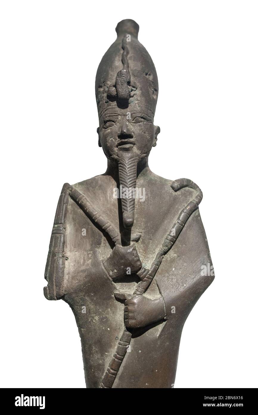 Egyptian god osiris crown hi-res stock photography and images - Alamy