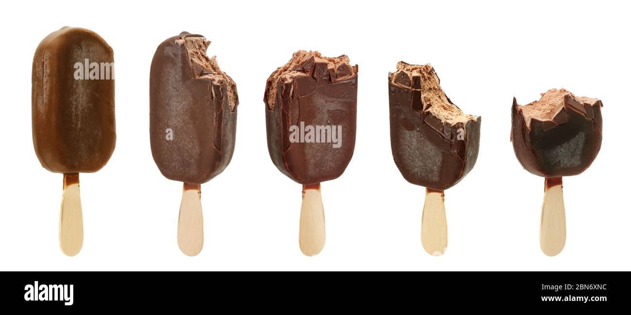 Yellow stick ice cream Cut Out Stock Images & Pictures - Alamy