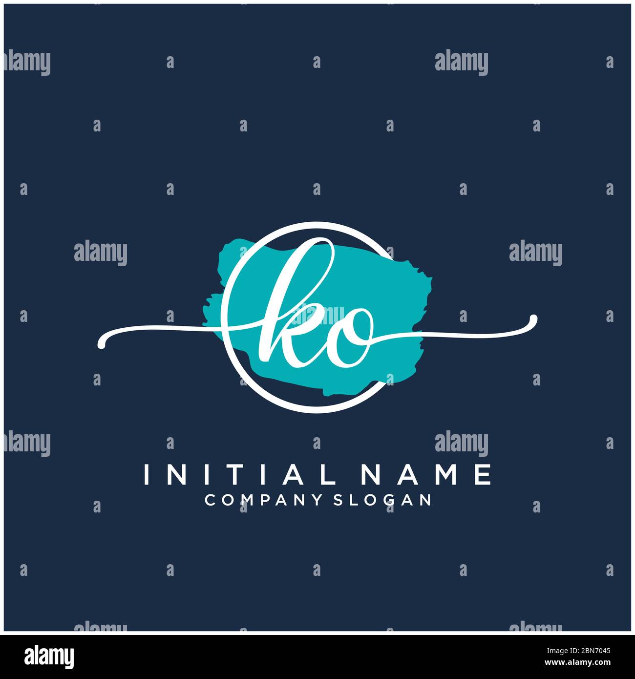 Initial letter ko Cut Out Stock Images & Pictures - Alamy