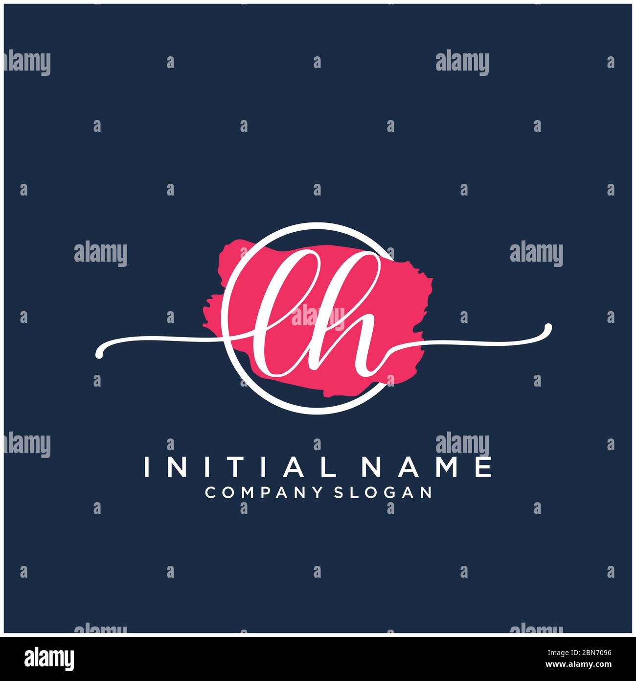 Letter lh logo hi-res stock photography and images - Alamy