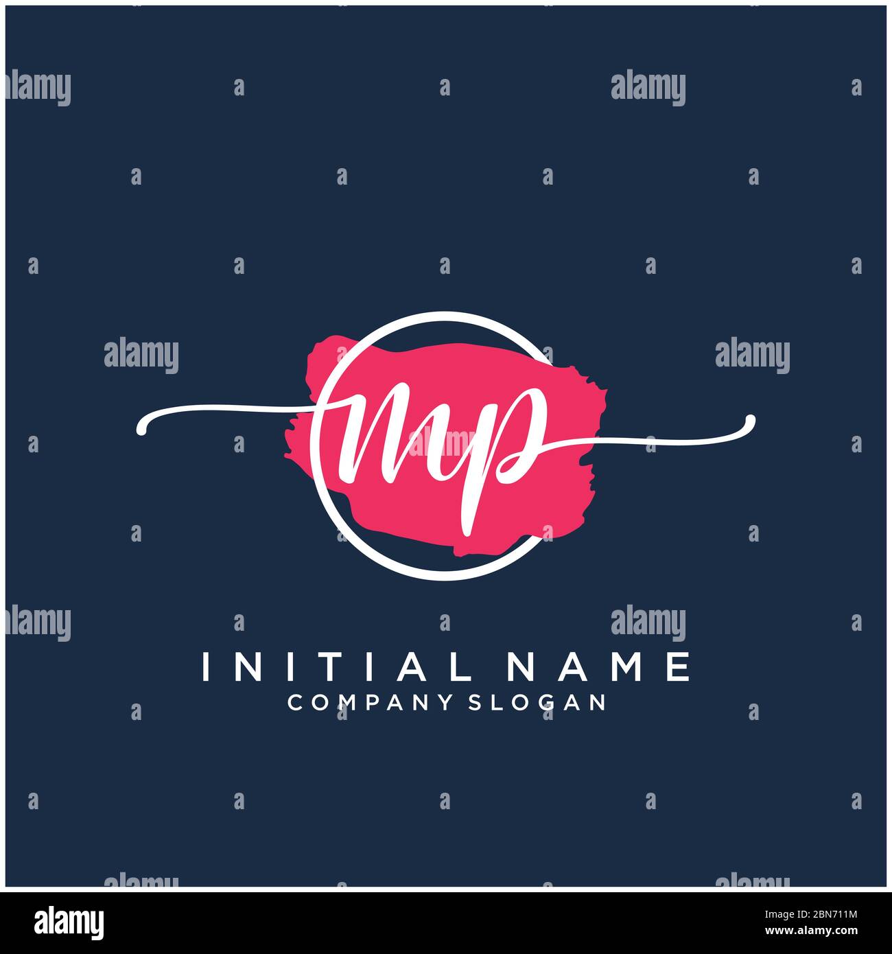 Mp initials logo hi-res stock photography and images - Alamy