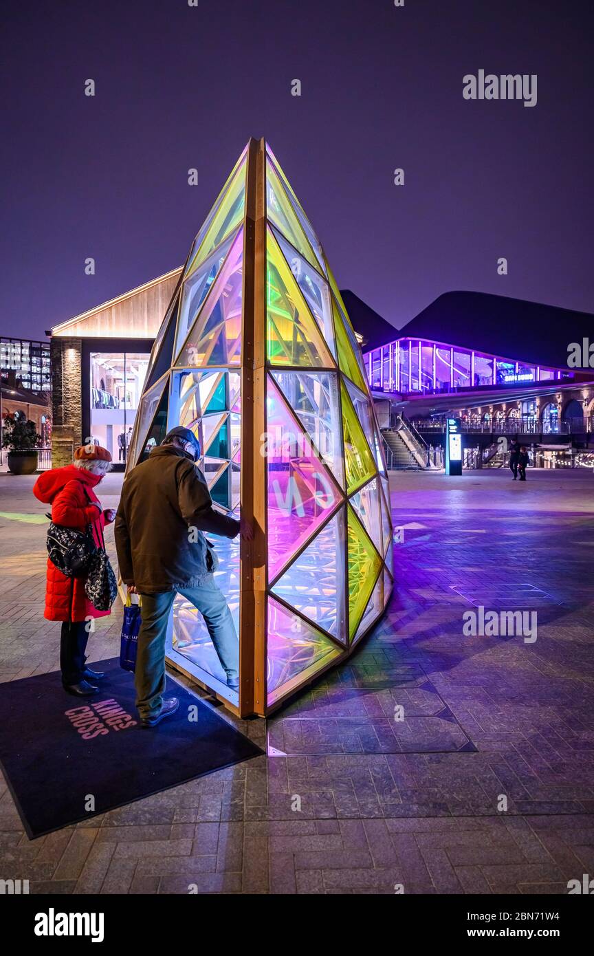 Palm Temple, Lewis Cubitt Square, King’s Cross, London, N1C 4BT Stock ...