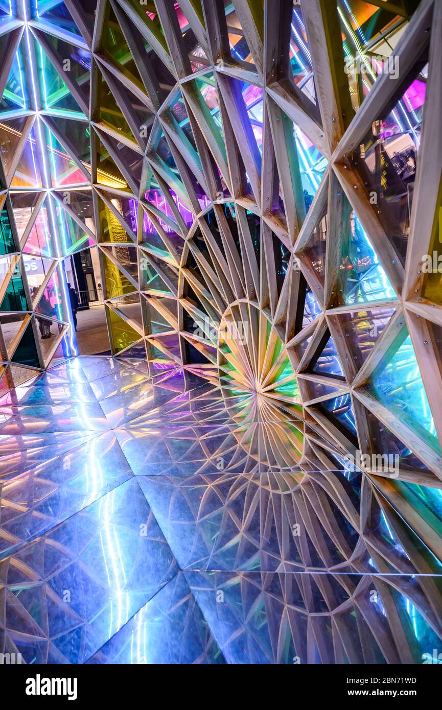 Palm Temple, Lewis Cubitt Square, King’s Cross, London, N1C 4BT Stock ...