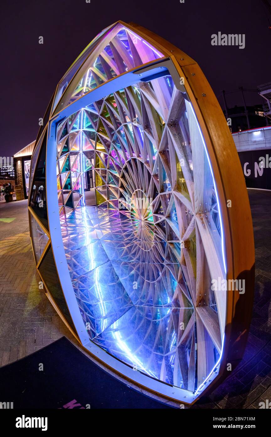 Palm Temple, Lewis Cubitt Square, King’s Cross, London, N1C 4BT Stock ...