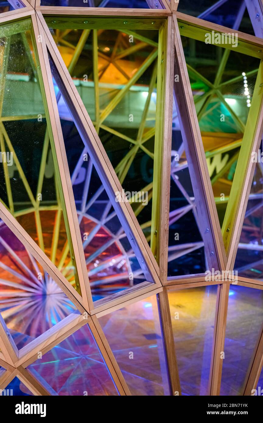 Palm Temple, Lewis Cubitt Square, King’s Cross, London, N1C 4BT Stock ...