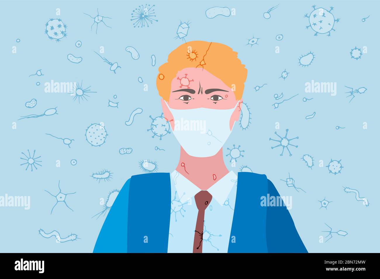 Human skin bacteria hi-res stock photography and images - Alamy