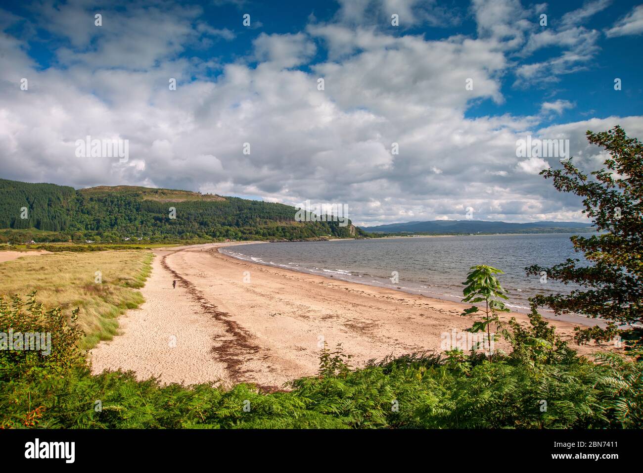 summer view of Tralee beach, Argyll Stock Photo - Alamy