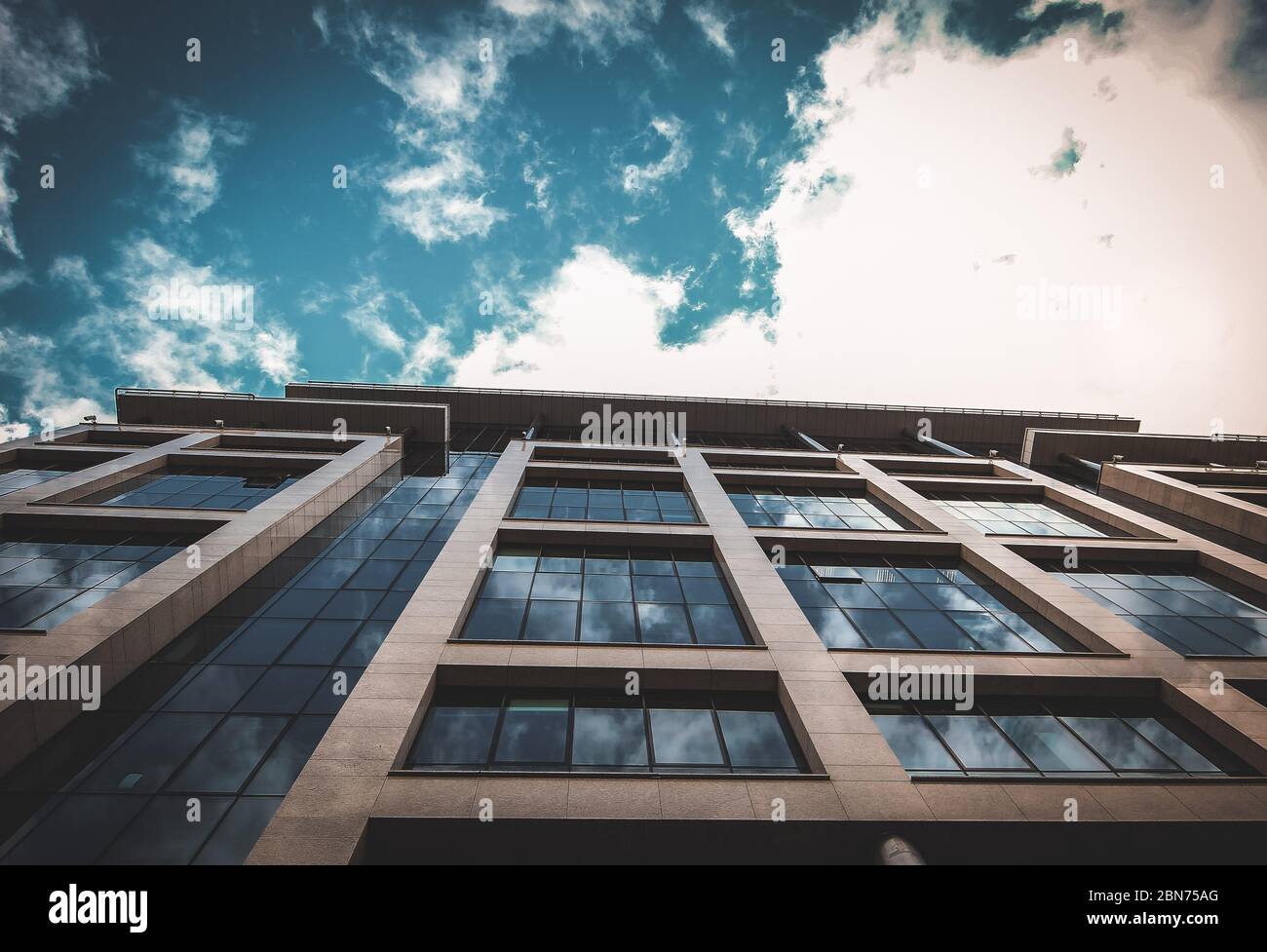 The building of modern business center Stock Photo - Alamy