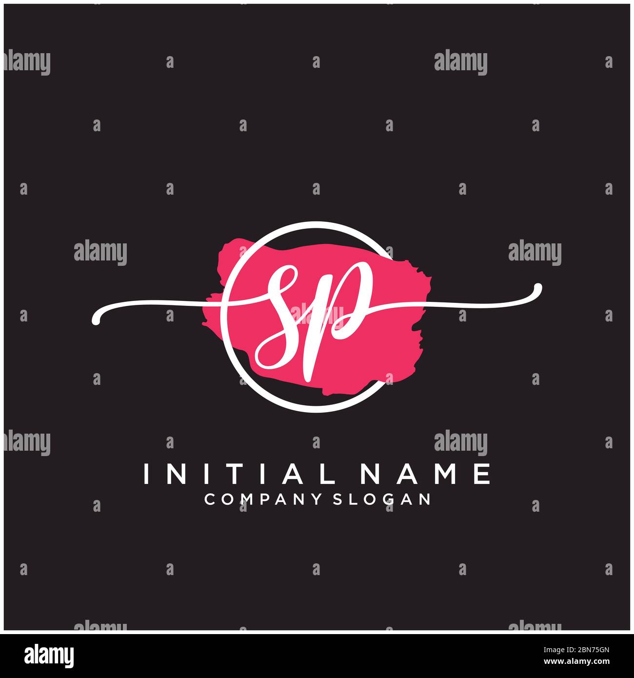 Sp font vector vectors hi-res stock photography and images - Alamy