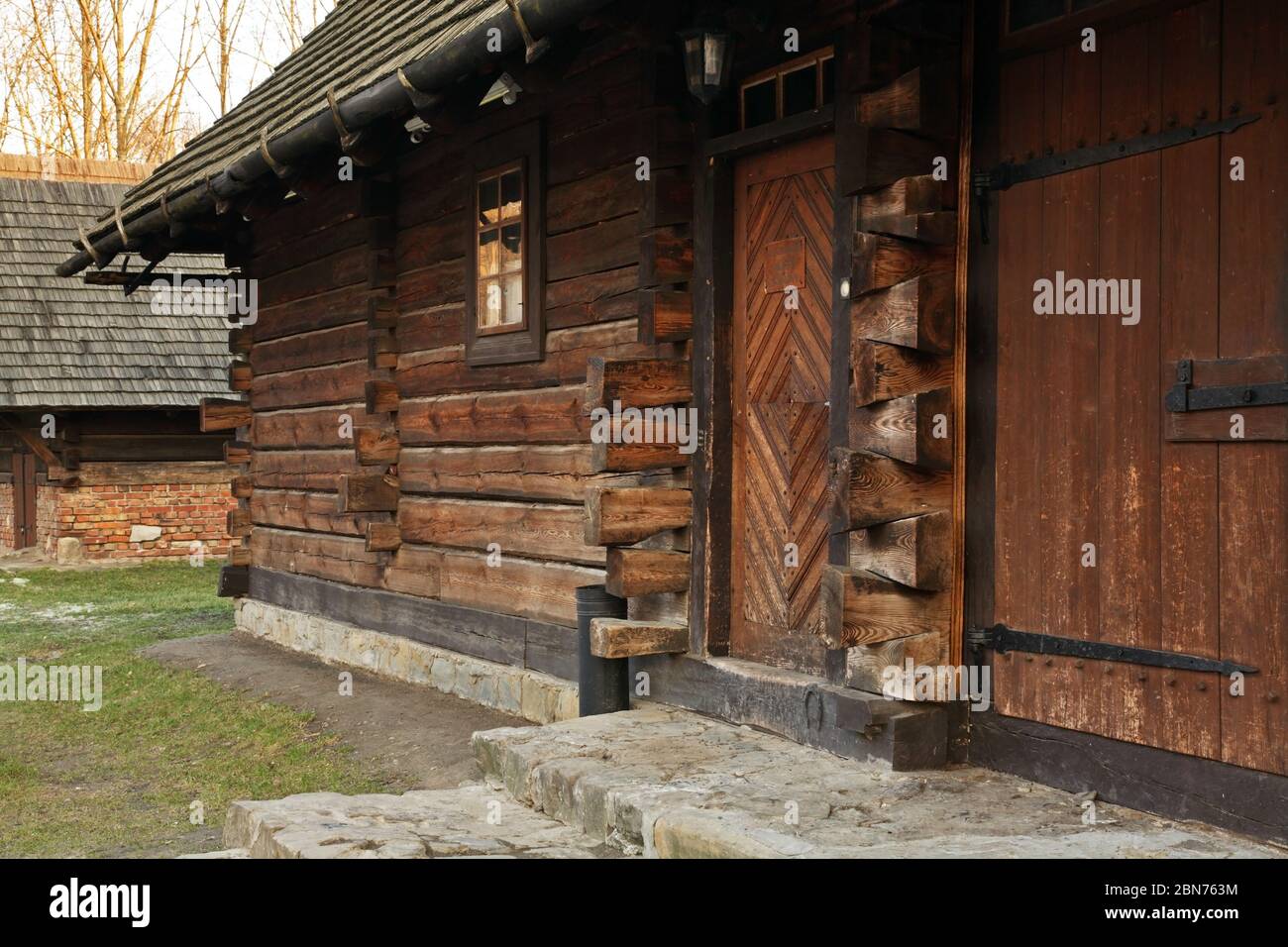 Hotel and restaurant complex Pastewnik in Przeworsk. Poland Stock Photo ...
