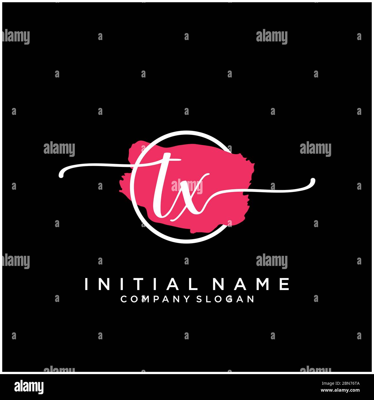 Tx initials logo hi-res stock photography and images - Alamy