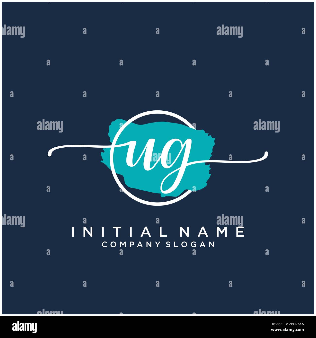 Letter ug logo Stock Vector Images - Alamy