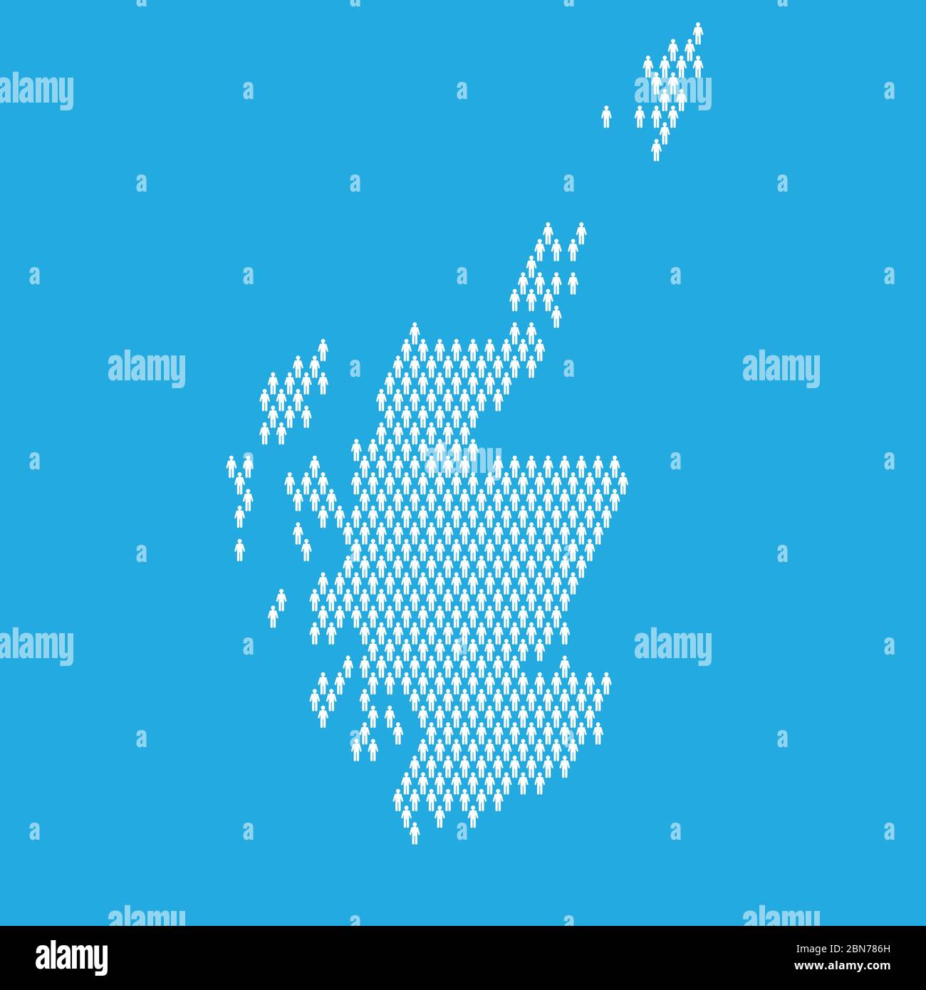 The scotland team group Stock Vector Images - Alamy