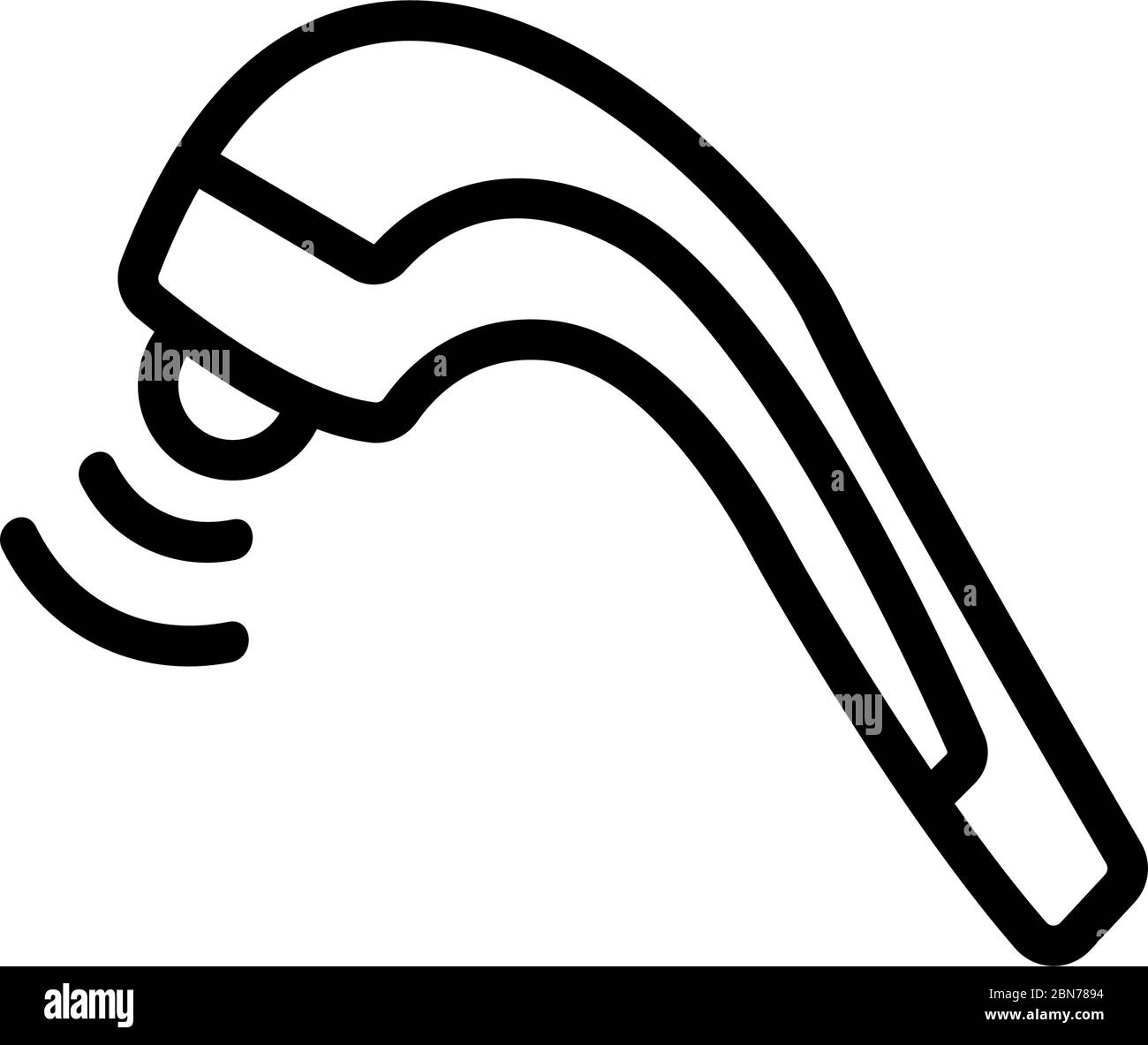 vibrating massager icon vector outline illustration Stock Vector Image ...