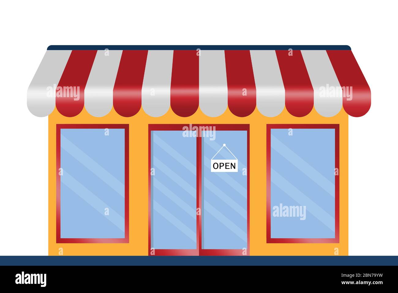 Food restaurant facade Stock Vector Images - Alamy