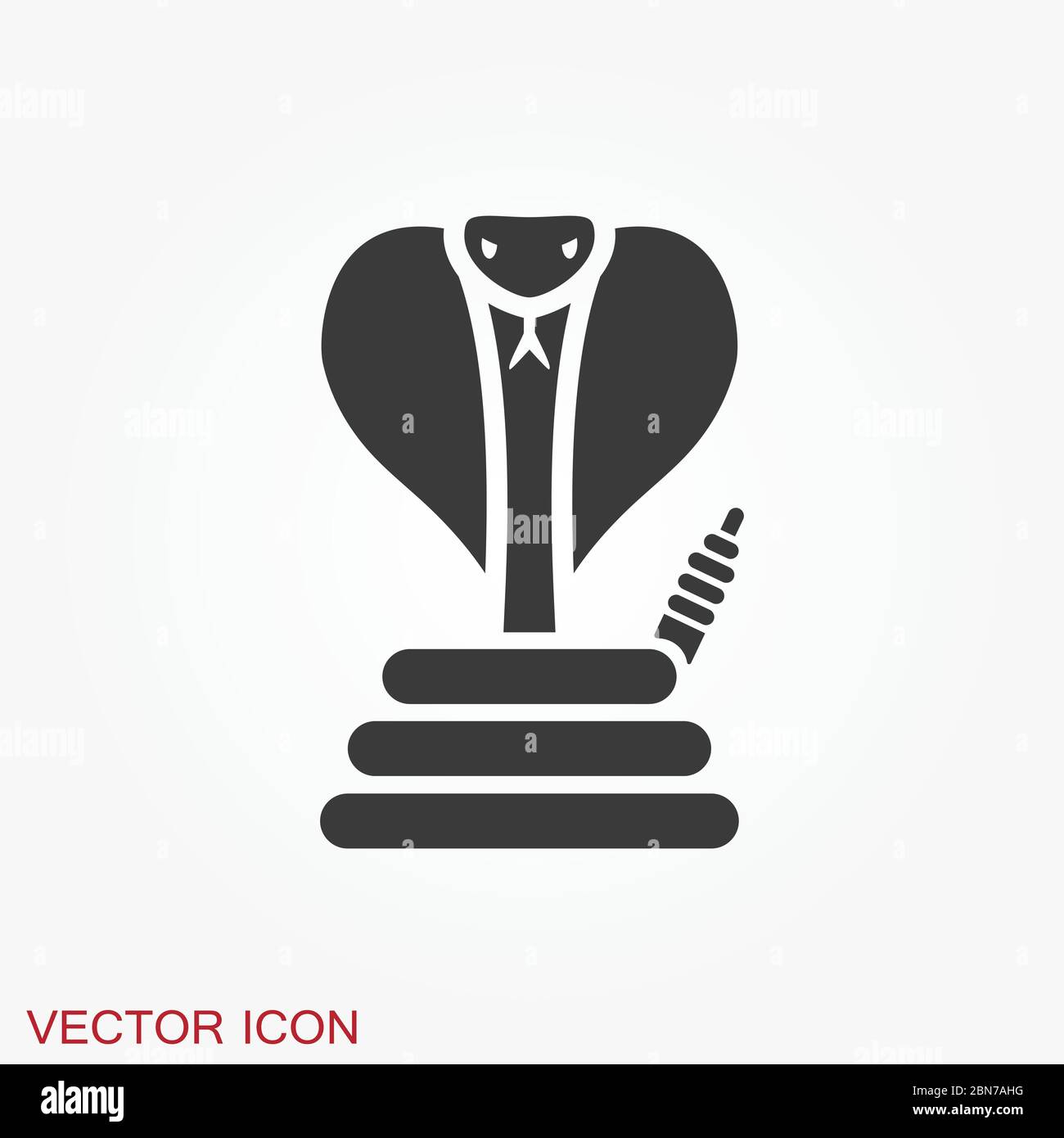 Snake vector icon, animal symbol isolated on background Stock Vector ...