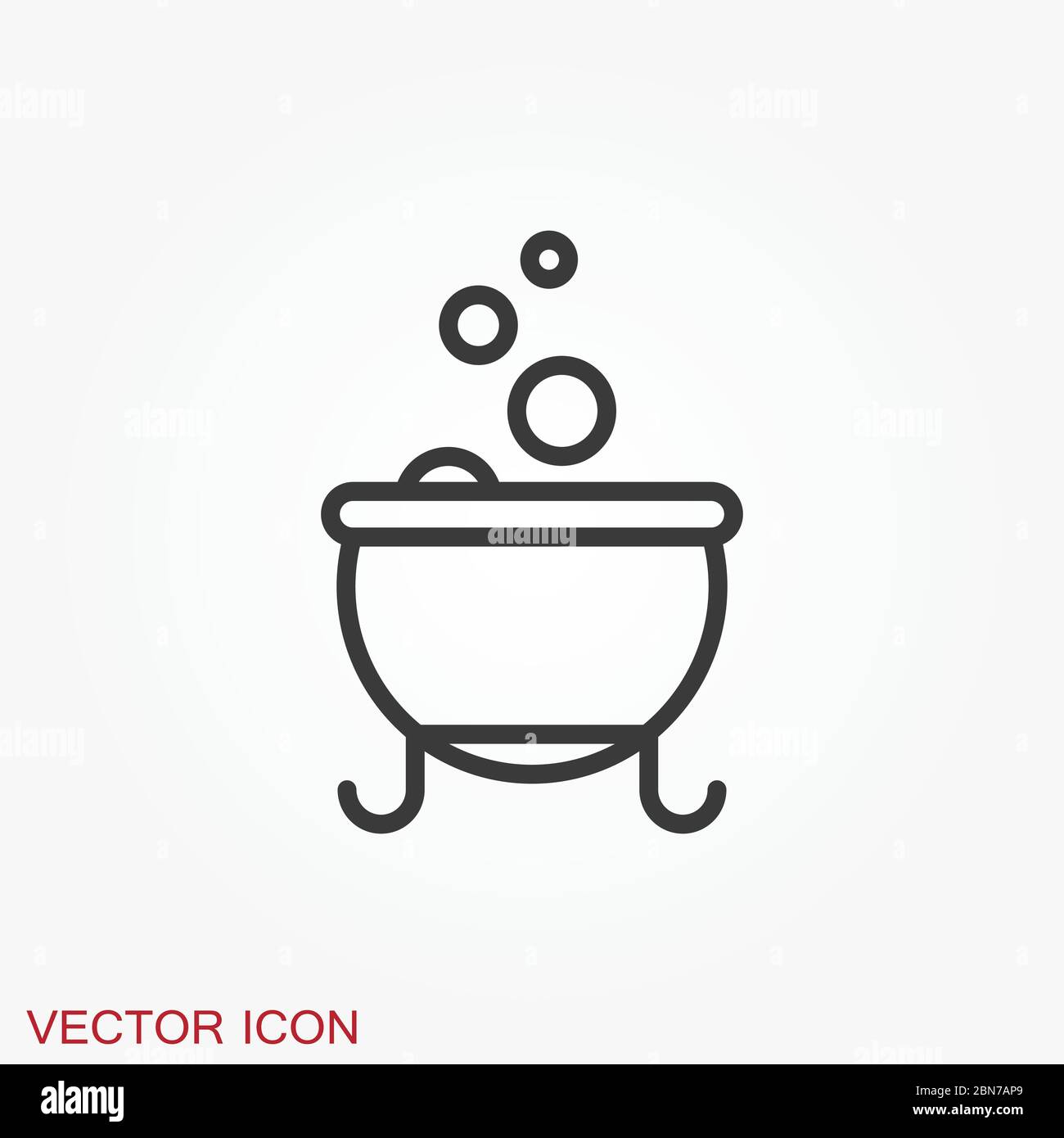 Soap vector icon, cleaning symbol isolated on background Stock Vector ...