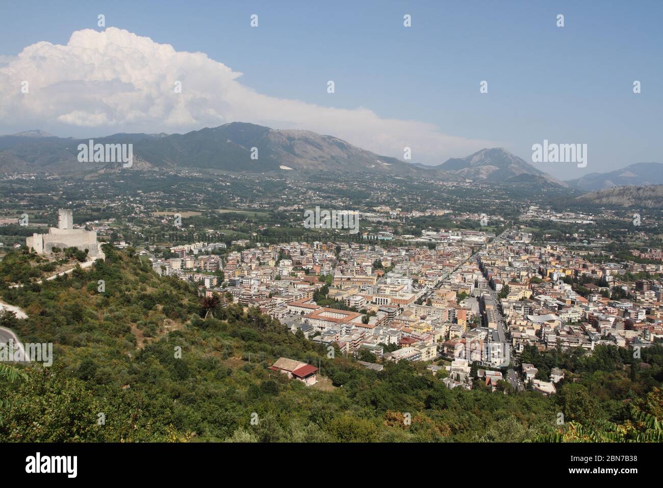 Cassino panorama from Montecassino Stock Photo - Alamy