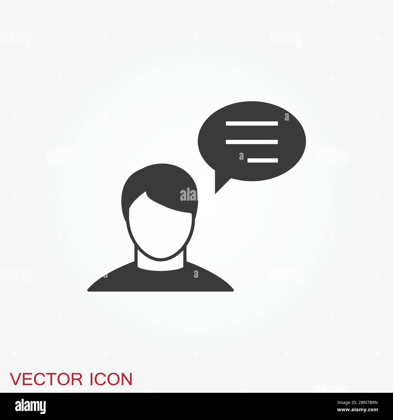 Talk symbol Stock Vector Images - Alamy