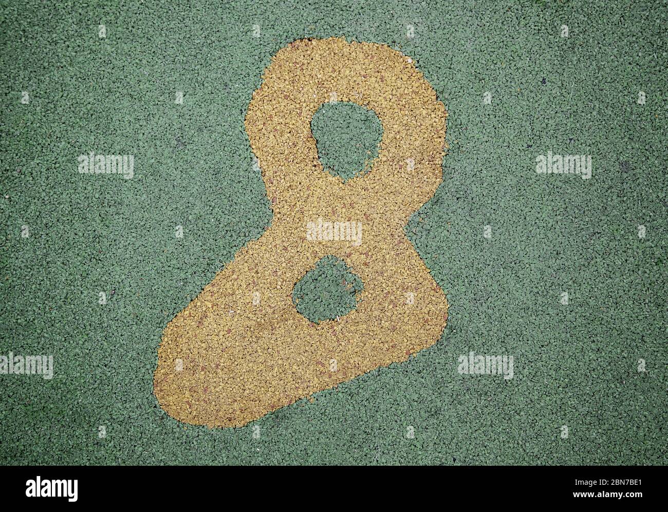 Number eight, detail of number for information Stock Photo - Alamy