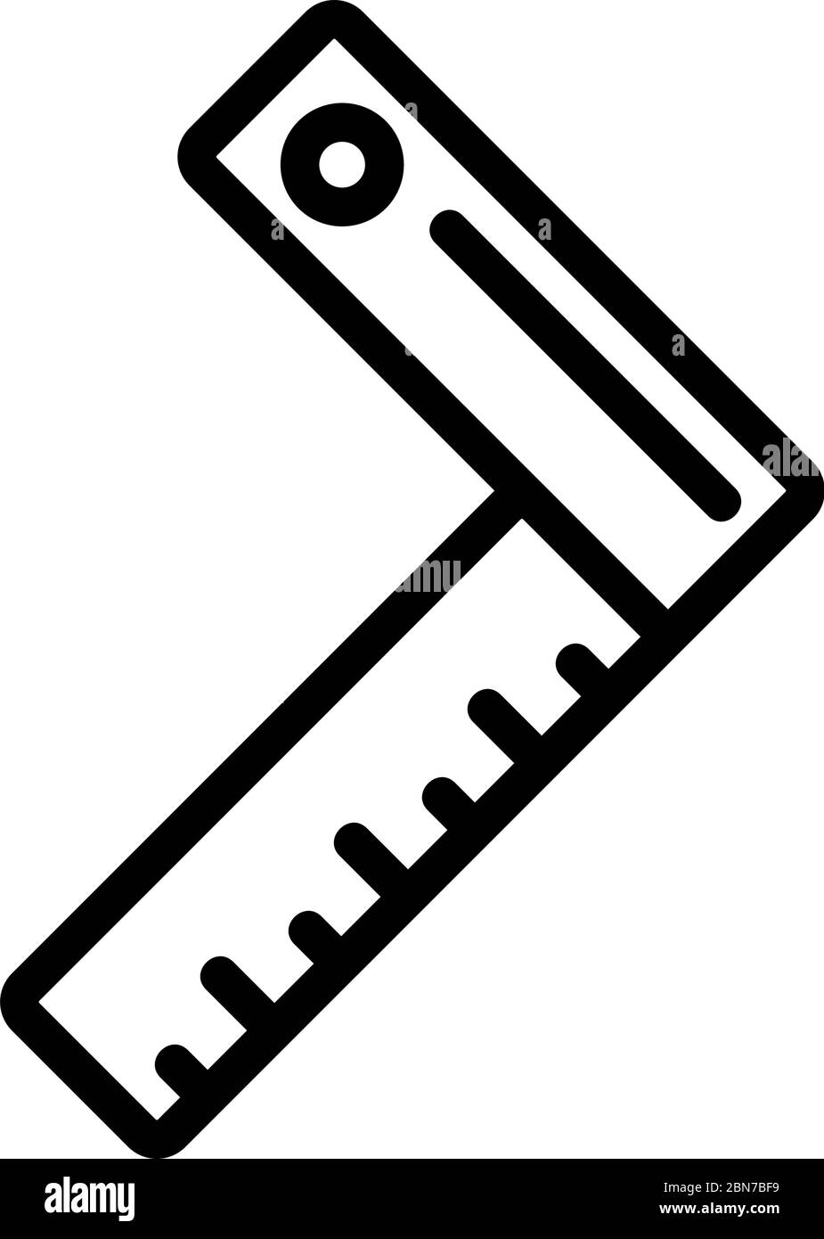 folding measuring ruler icon vector outline illustration Stock Vector ...