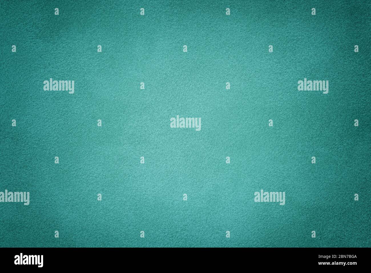 turquoise matte background of suede fabric, closeup. Velvet texture of ...
